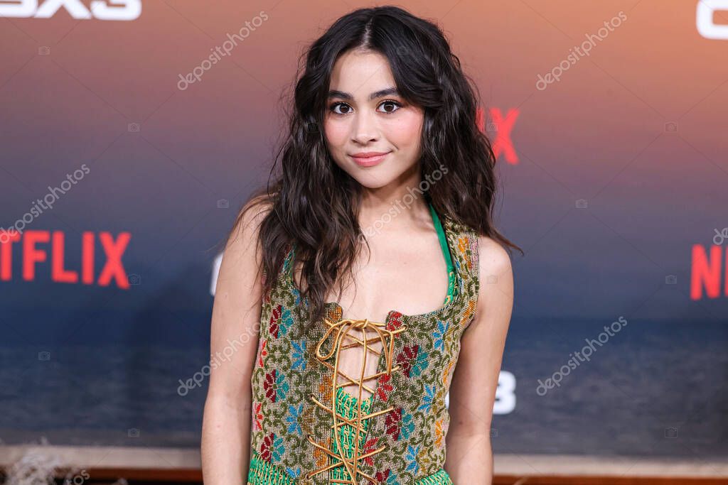 American actress Ciara Riley Wilson arrives at the Los Angeles Premiere ...
