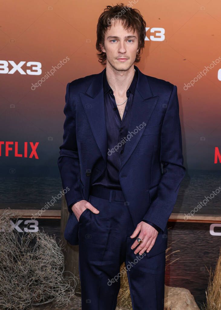 American actor Drew Starkey arrives at the Los Angeles Premiere Of ...