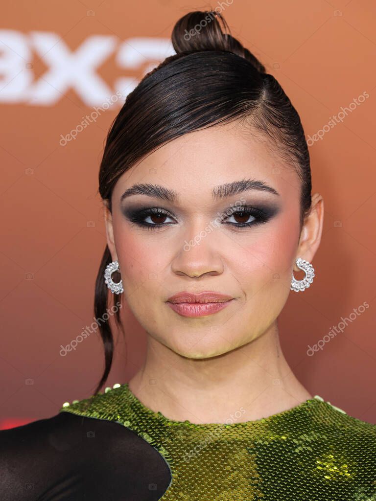 American actress Madison Bailey arrives at the Los Angeles Premiere Of ...