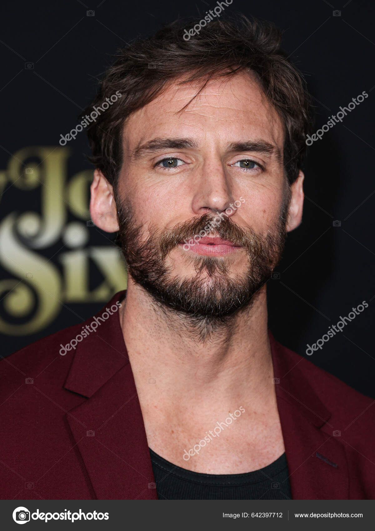 British Actor Sam Claflin Arrives Los Angeles Premiere Amazon Prime ...