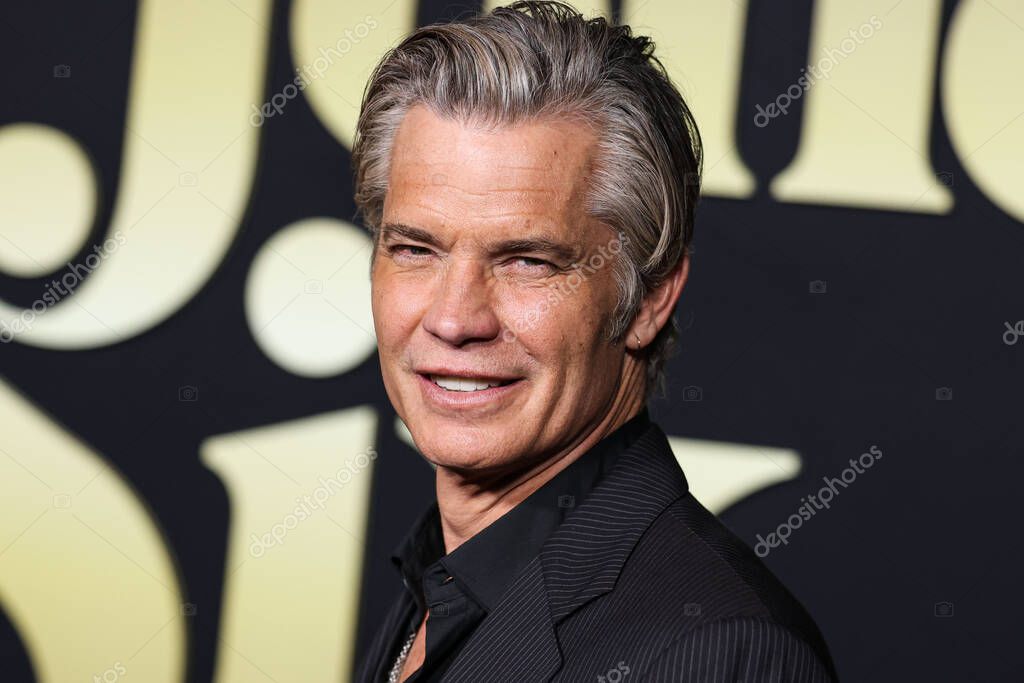 American actor Timothy Olyphant arrives at the Los Angeles Premiere Of ...