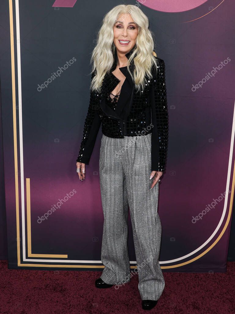 American singer, actress and television personality Cher arrives at NBC's 'Carol Burnett: 90 ...