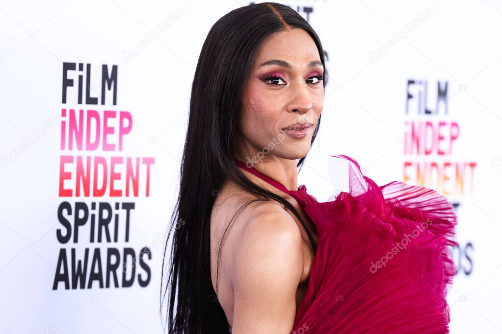 Michaela Jae Rodriguez (MJ Rodriguez) arrives at the 2023 Film ...