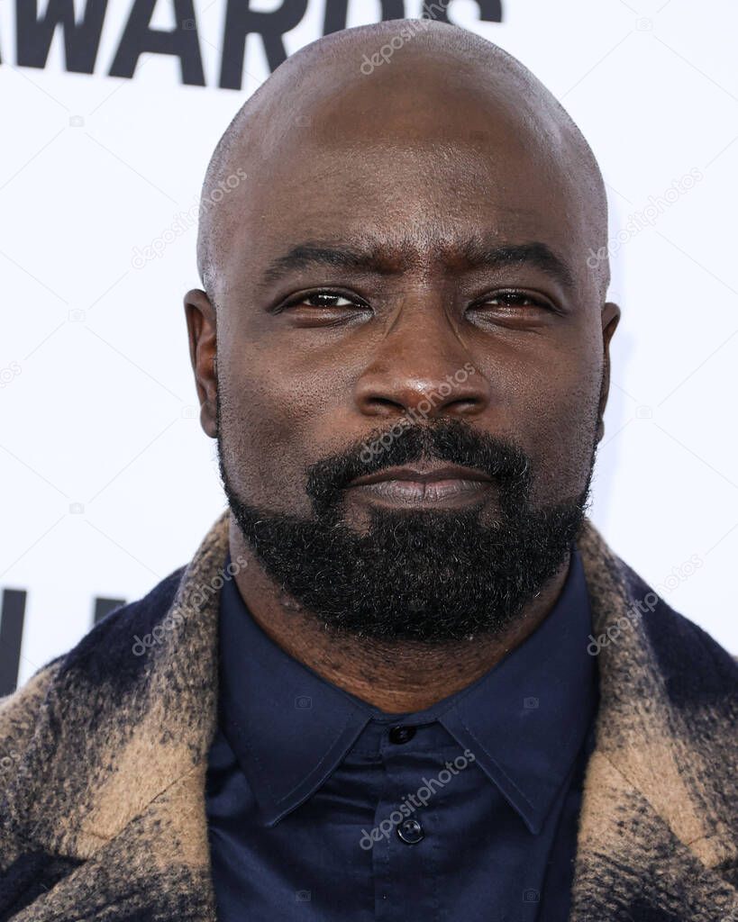 Mike Colter arrives at the 2023 Film Independent Spirit Awards held at ...