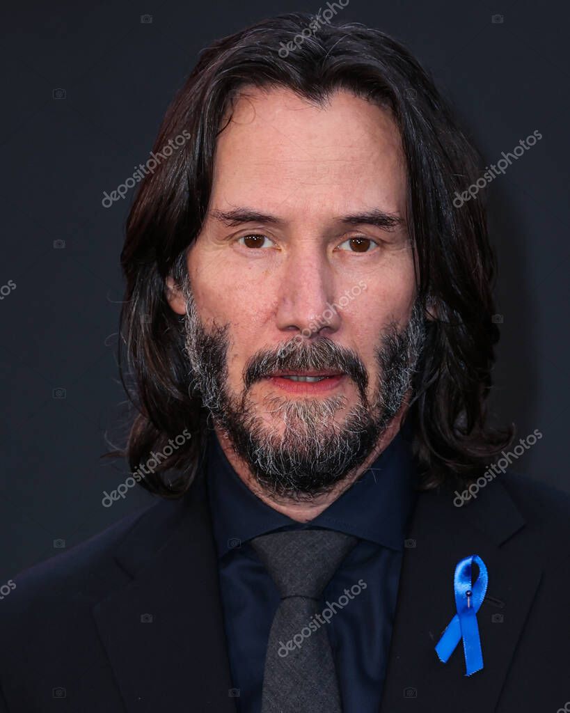 El actor canadiense Keanu Reeves llega al estreno en Los Ángeles de ...