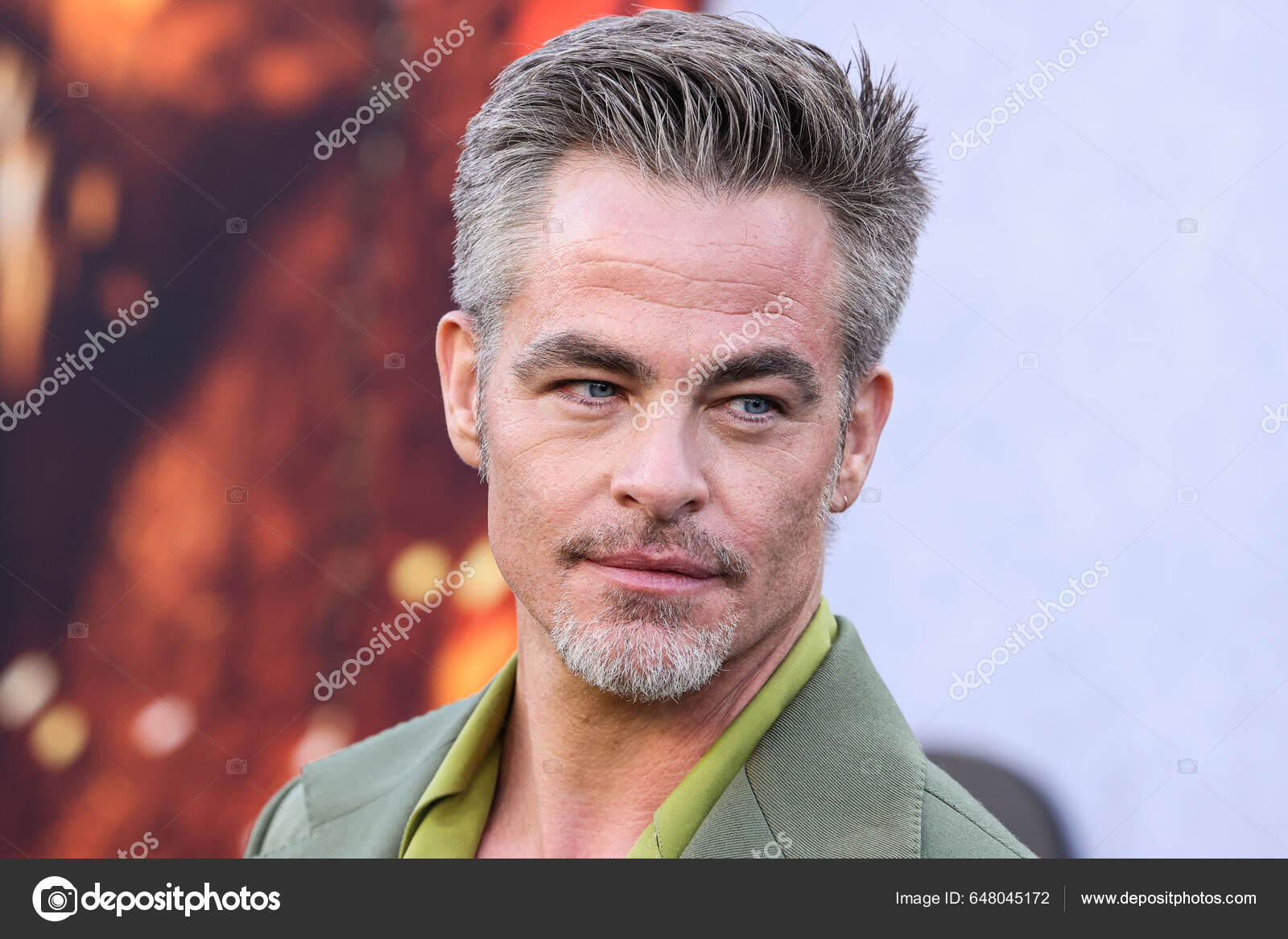 American Actor Chris Pine Arrives Los Angeles Premiere Paramount ...