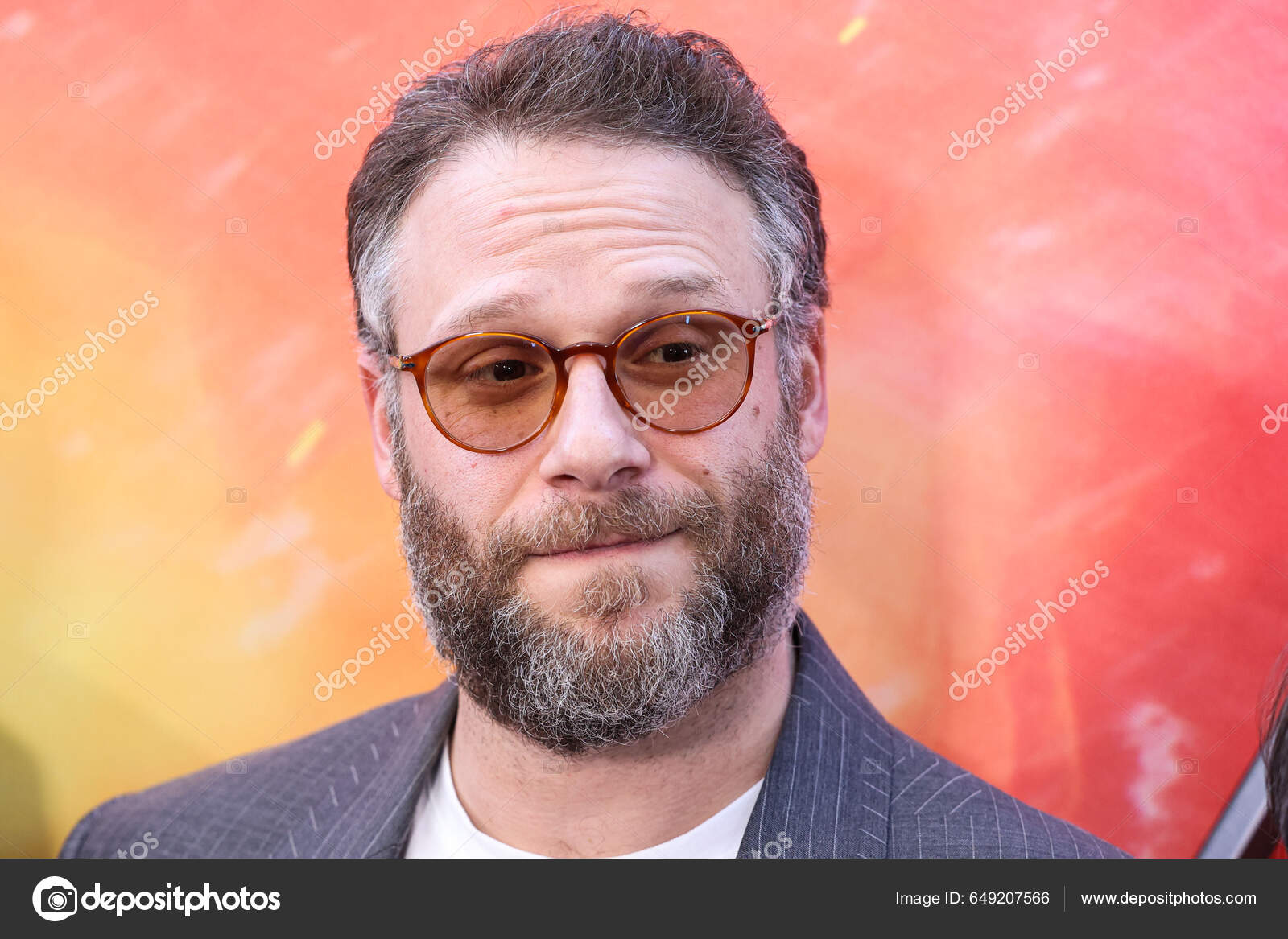 Seth Rogen Arrives Los Angeles Special Screening Universal Pictures ...