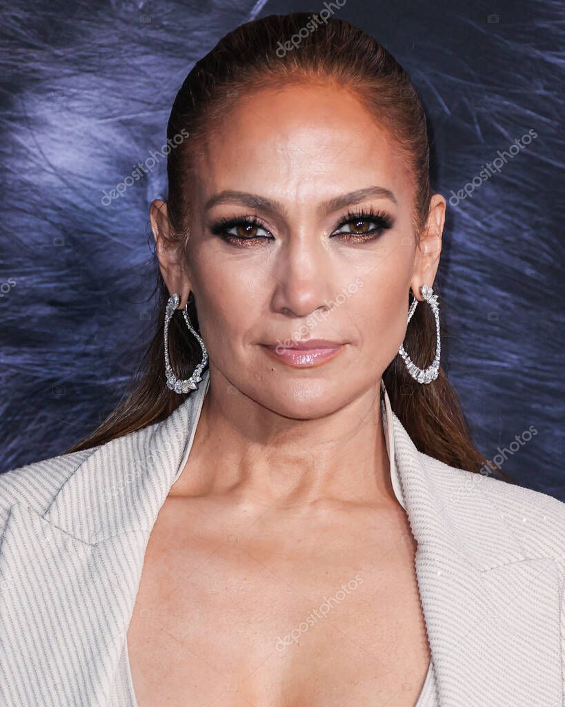 American actress, singer and dancer Jennifer Lopez arrives at the Los ...