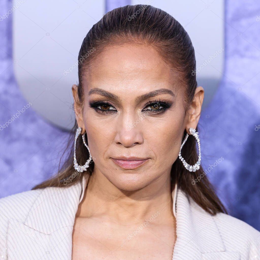 American actress, singer and dancer Jennifer Lopez arrives at the Los ...