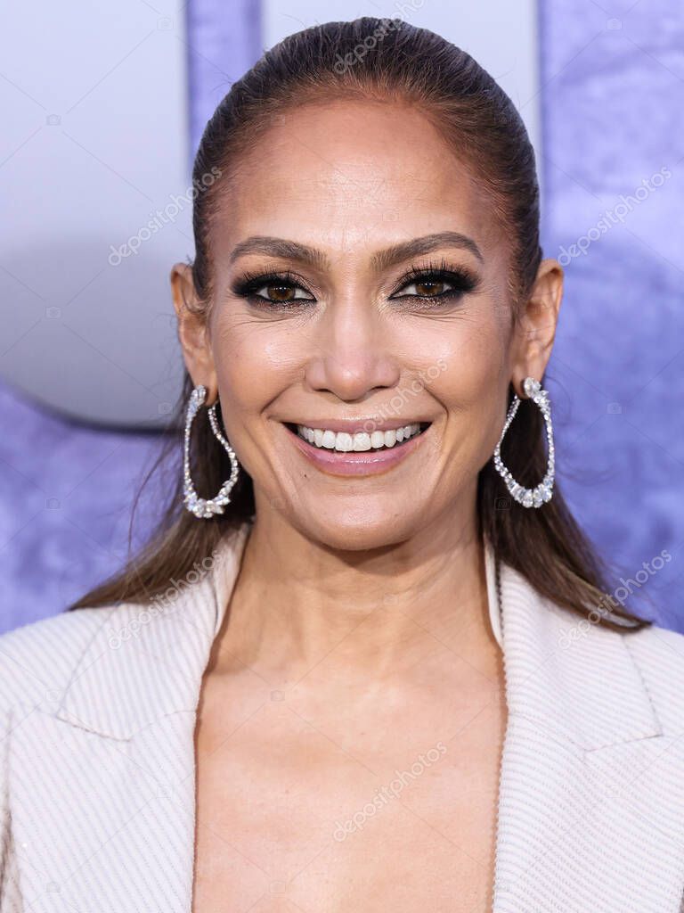 American actress, singer and dancer Jennifer Lopez arrives at the Los ...