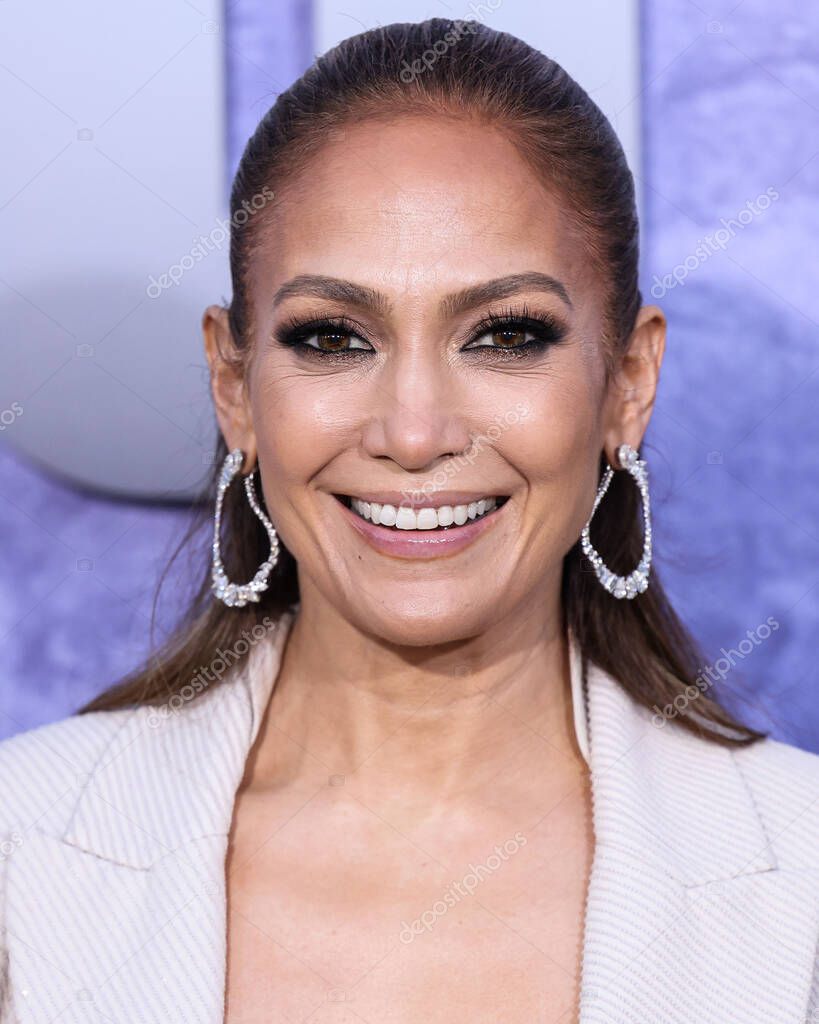 American actress, singer and dancer Jennifer Lopez arrives at the Los ...