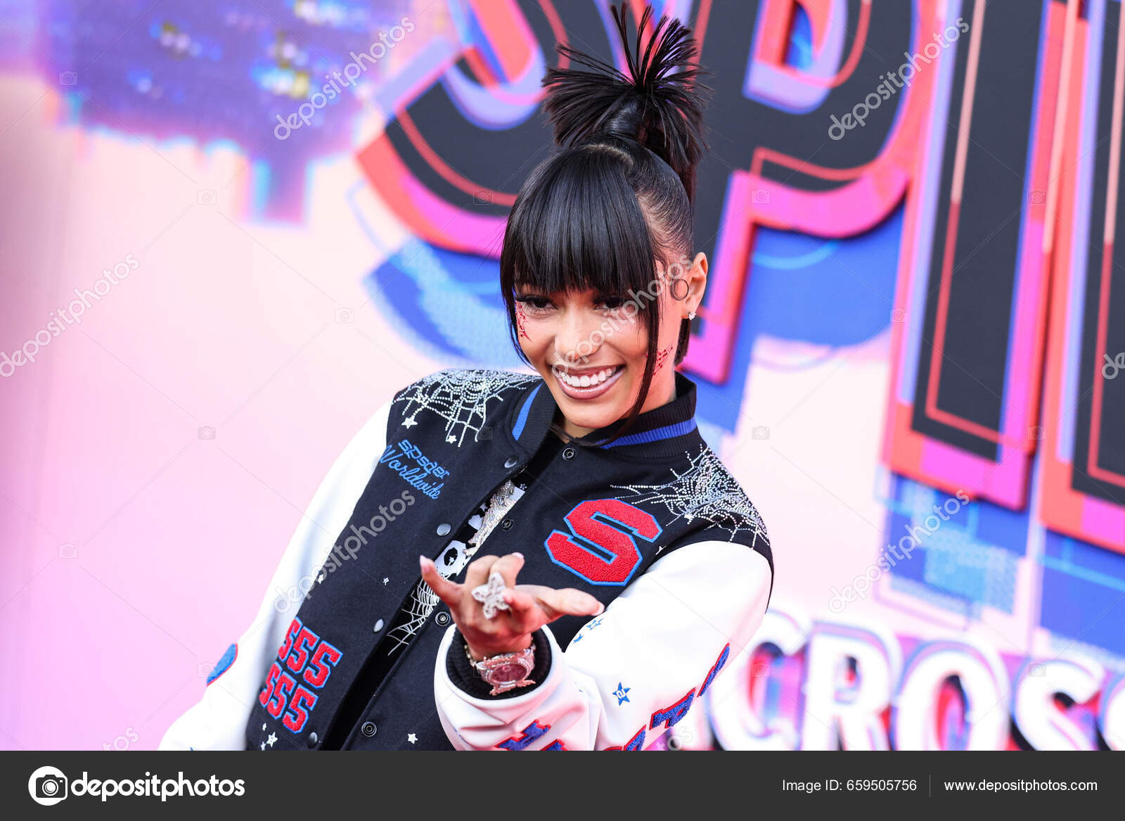 American Rapper Singer Coi Leray Arrives World Premiere Sony Pictures ...