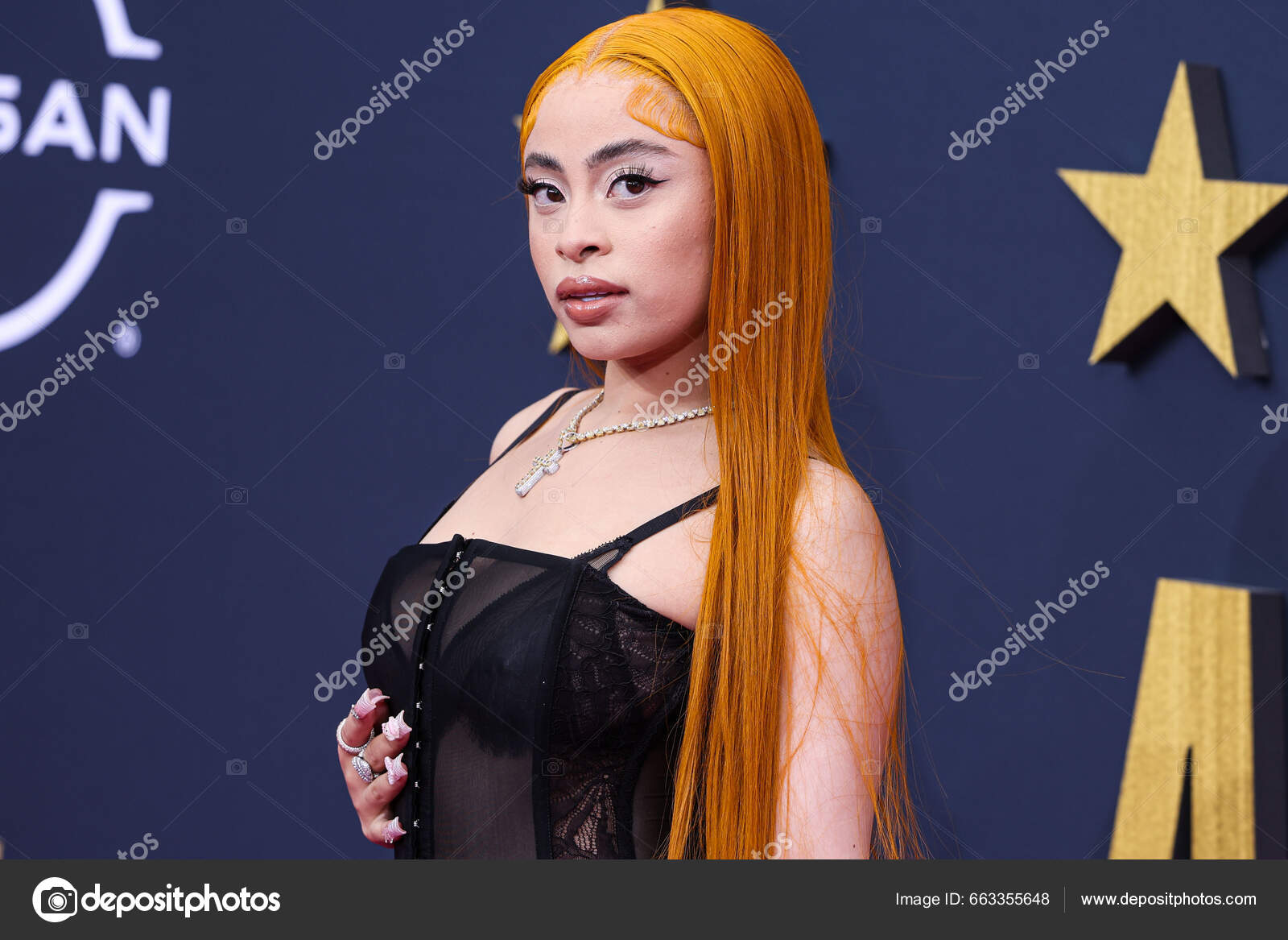 BET Awards 2023 - LA American rapper Ice Spice (Isis Naija Gaston ...