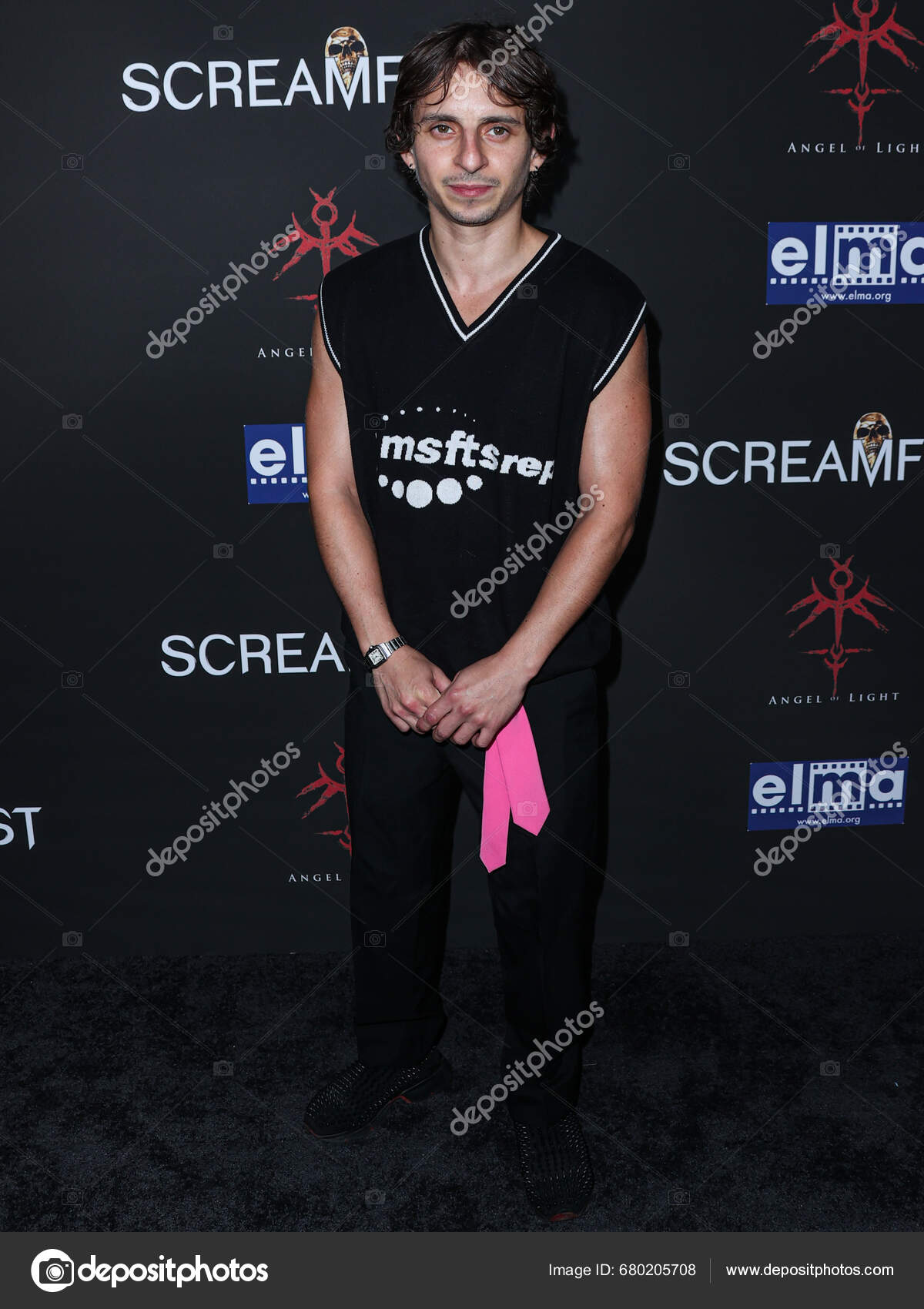 American Actor Moises Arias Arrives 23Rd Annual Screamfest Horror Film – Stock Editorial Photo ...