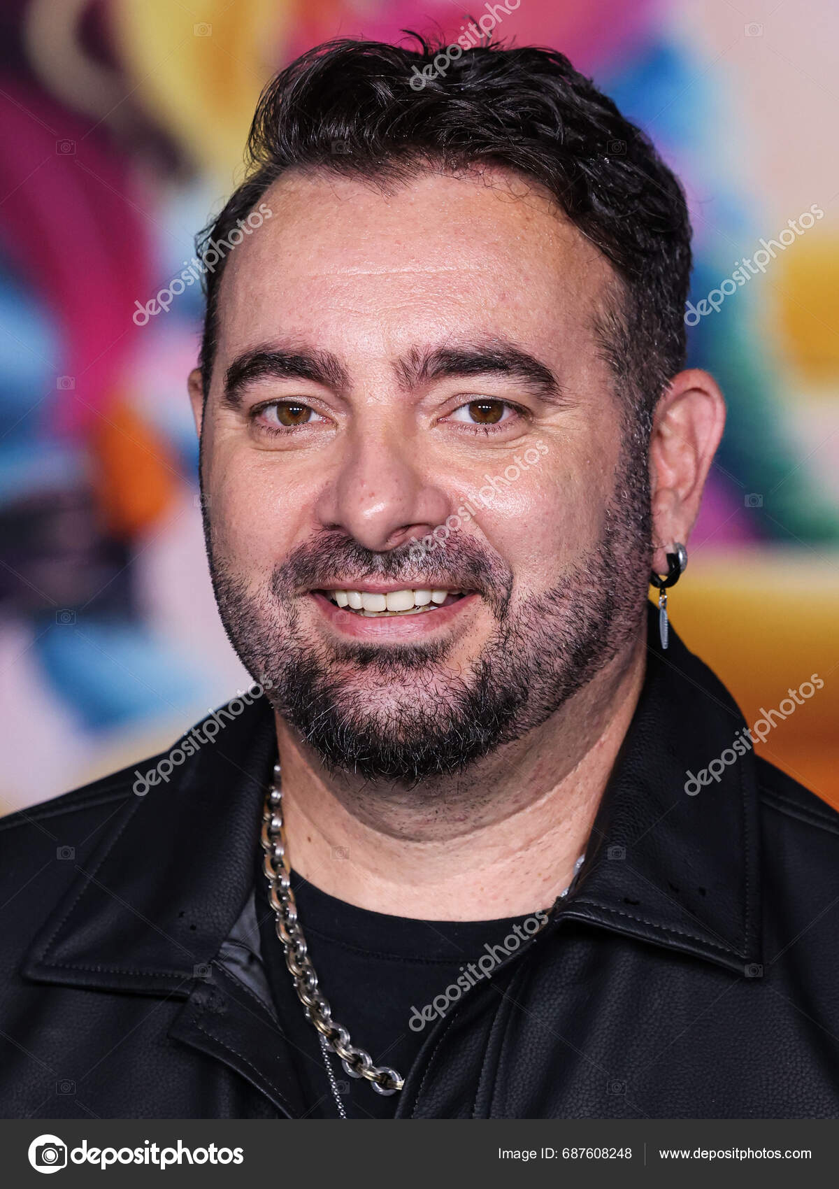 Chris Kirkpatrick Arrives Los Angeles Special Screening Dreamworks ...