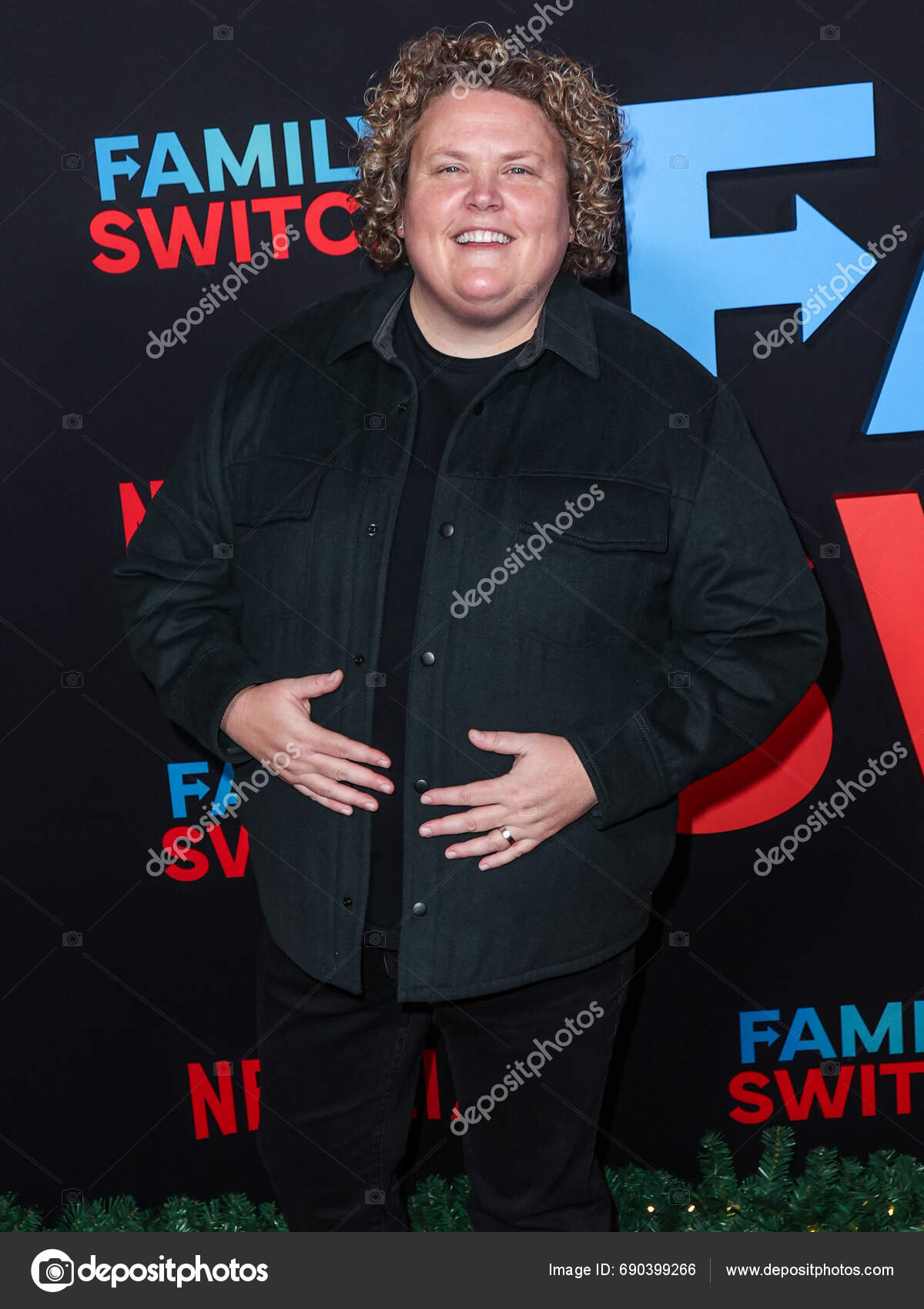 American Writer Comedian Actress Fortune Feimster Arrives Los Angeles ...