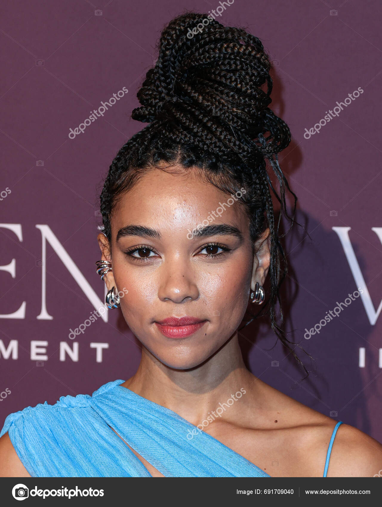 American Actress Singer Alexandra Shipp Wearing Christopher Esber ...