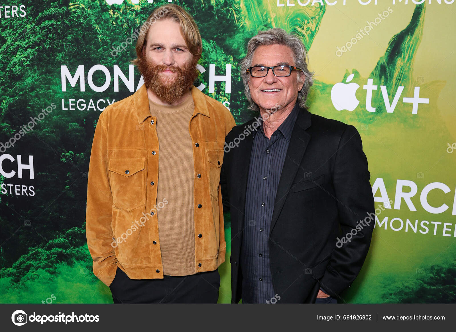 American Actor Former Ice Hockey Player Wyatt Russell Father American ...