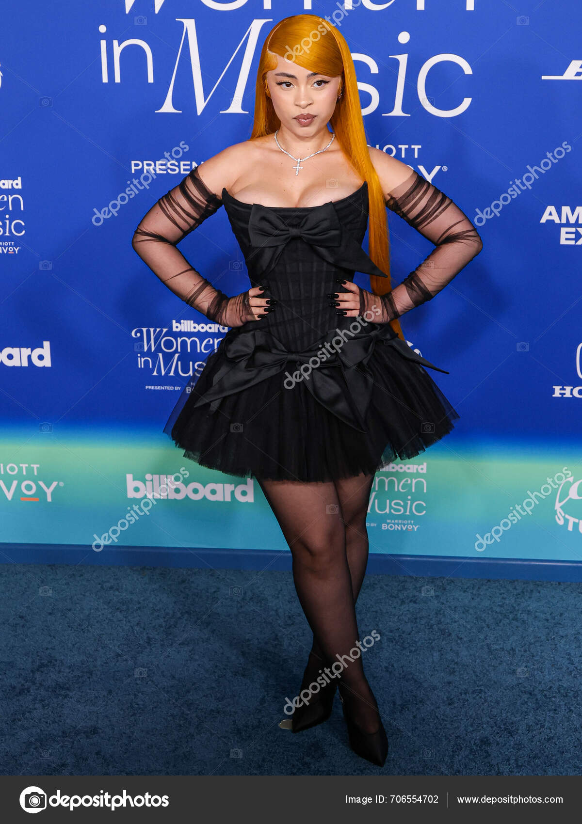 Ice Spice Arrives 2024 Billboard Women Music Held Youtube Theater ...