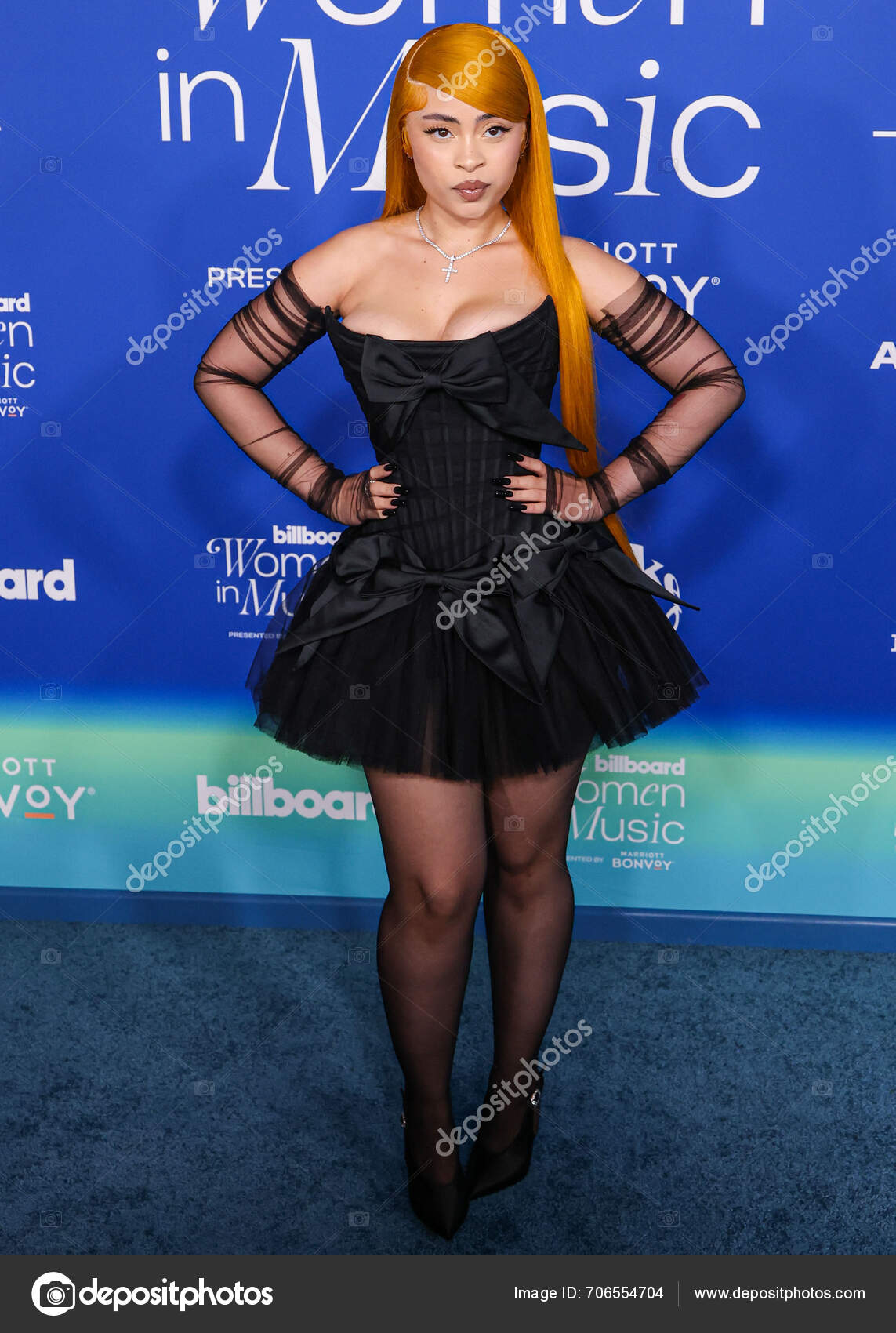 Ice Spice Arrives 2024 Billboard Women Music Held Youtube Theater ...