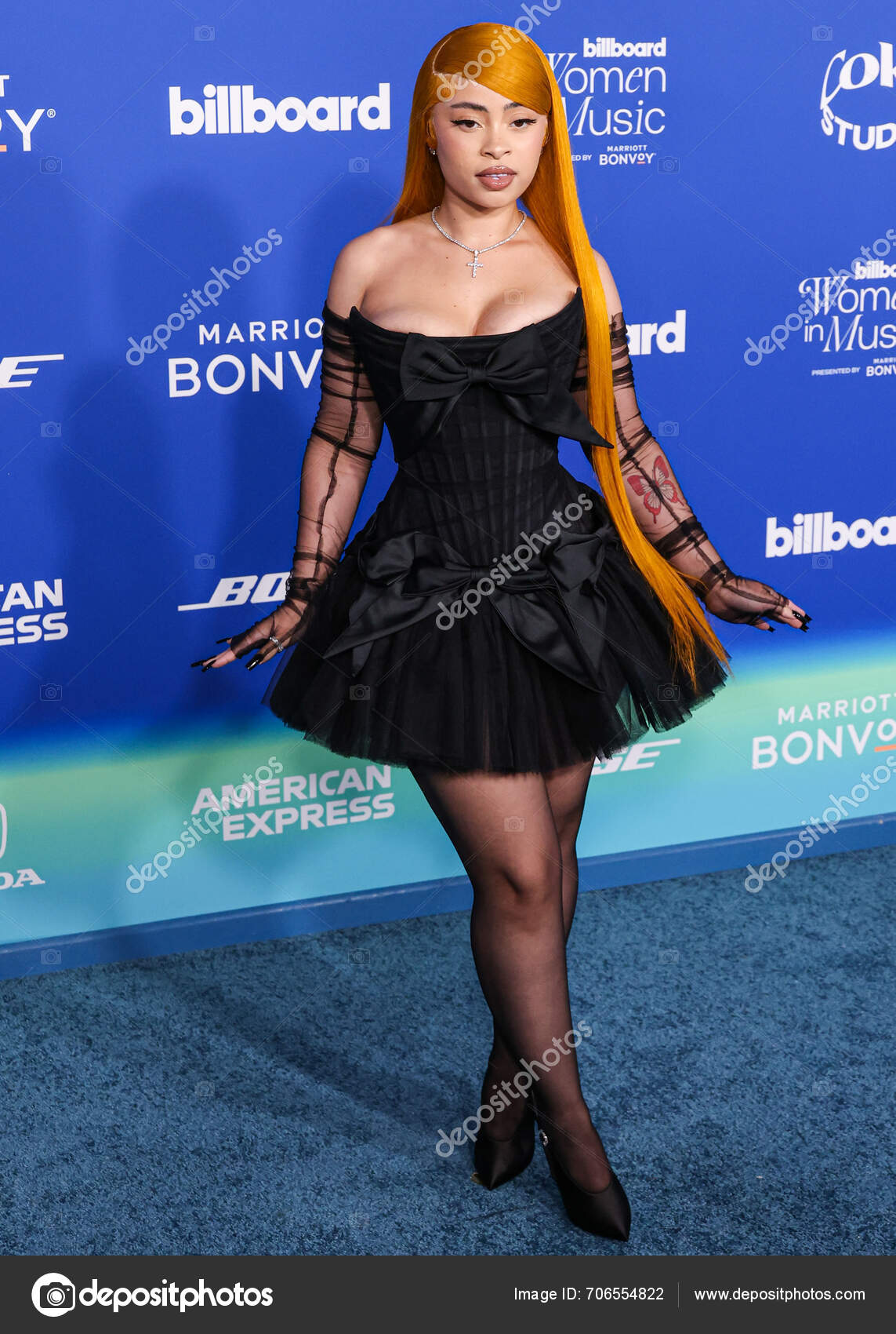 Ice Spice Arrives 2024 Billboard Women Music Held Youtube Theater ...