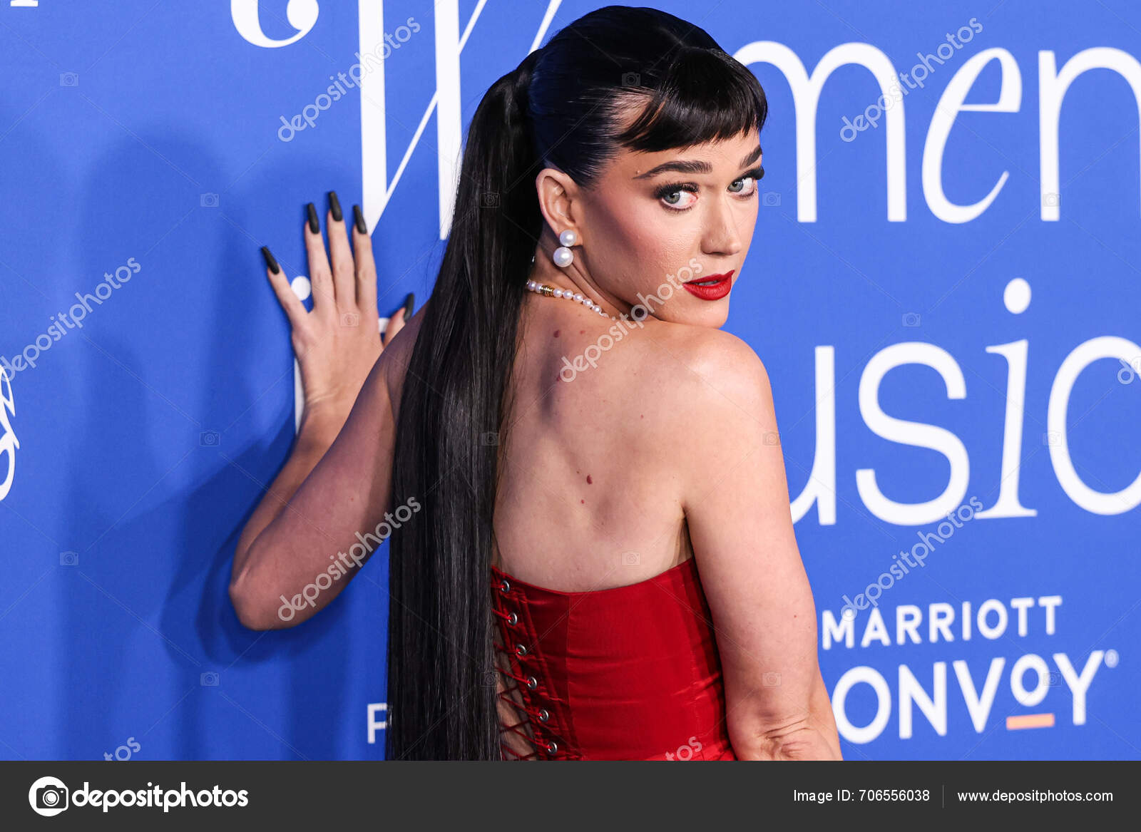 Katy Perry Arrives 2024 Billboard Women Music Held Youtube Theater ...