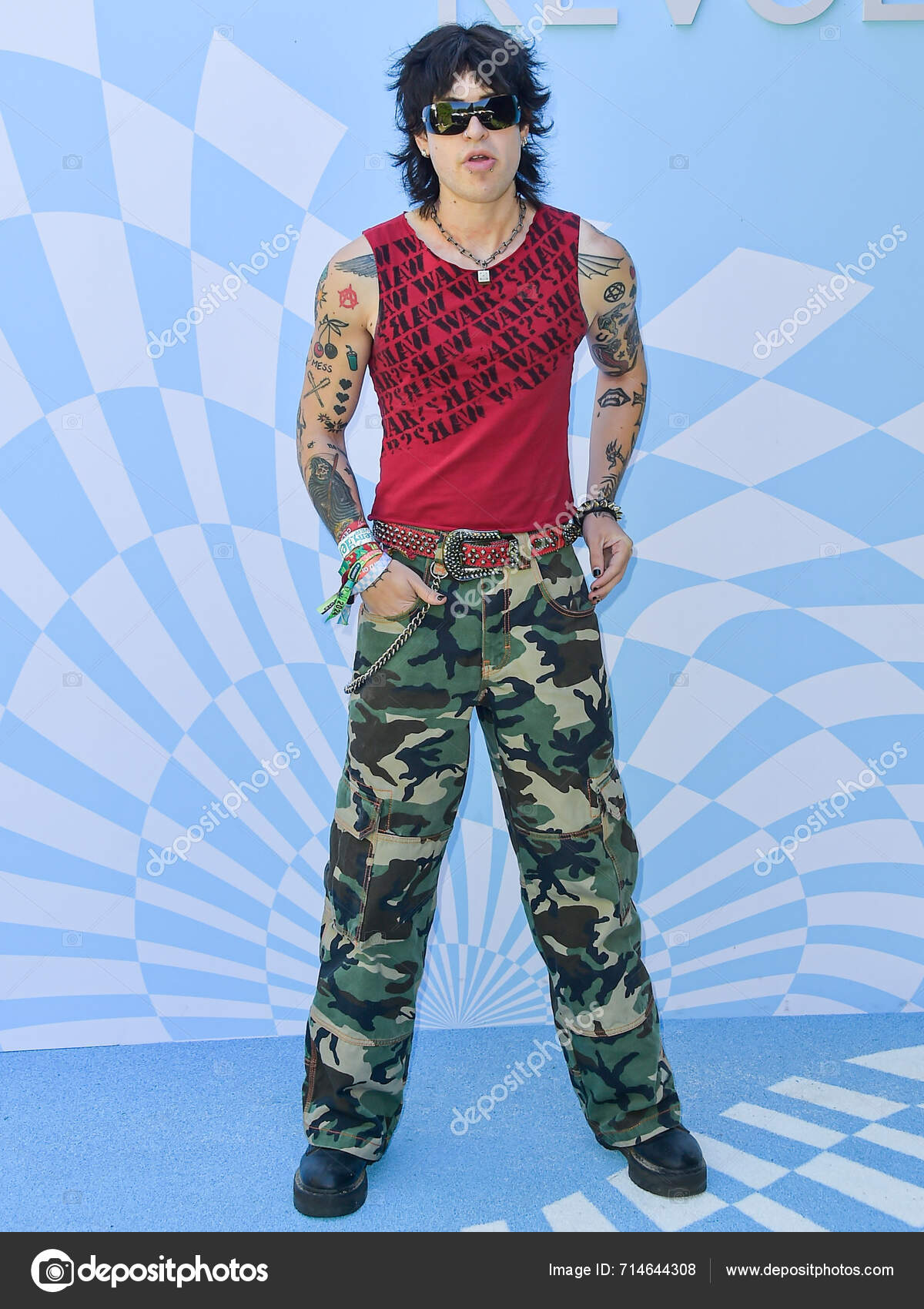 Jake Webber Arrives 7th Annual Revolve Festival 2024 2024 Coachella — Stock Editorial Photo