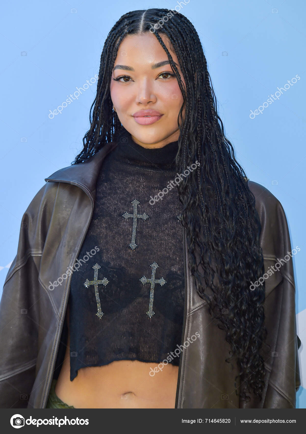 Ming Lee Simmons Arrives 7Th Annual Revolve Festival 2024 2024 — Stock ...
