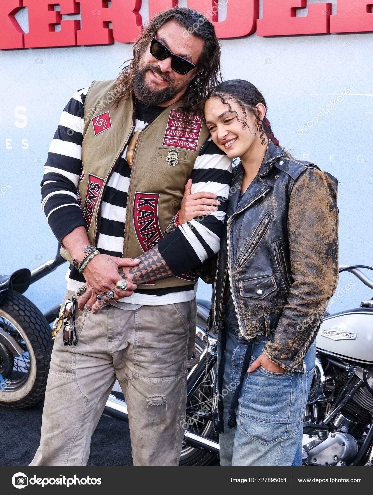 Lola Iolani Momoa Father Jason Momoa Arrive Los Angeles Premiere — Stock Editorial Photo ...