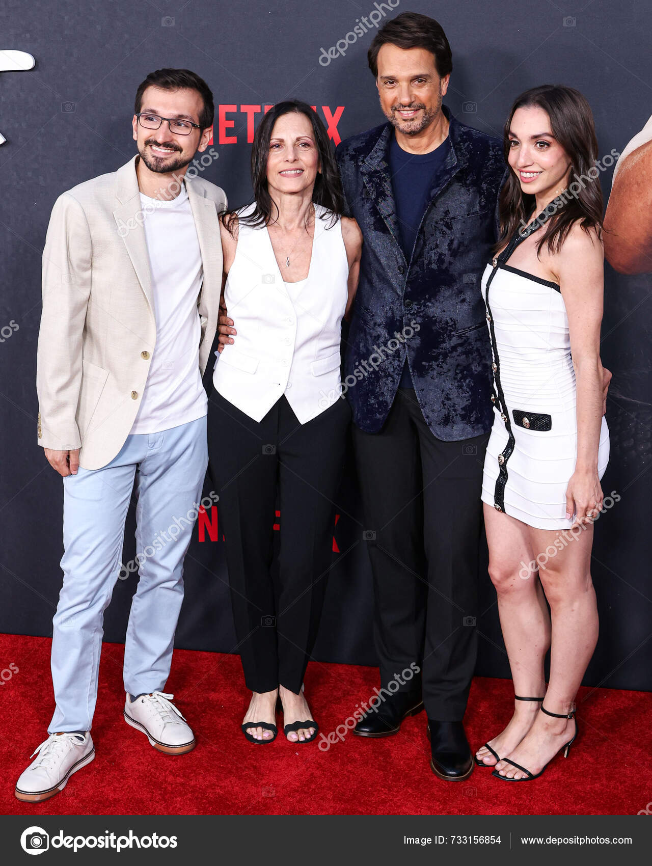 Daniel Macchio Phyllis Fierro Ralph Macchio Julia Macchio Arrive Los ...