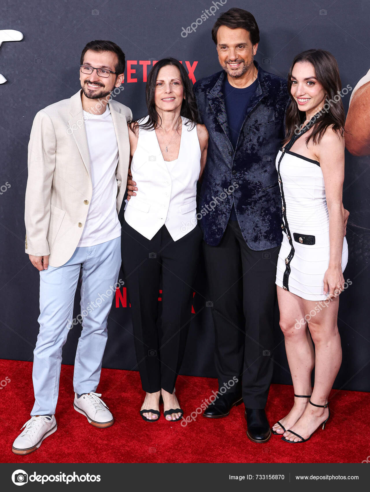 Daniel Macchio Phyllis Fierro Ralph Macchio Julia Macchio Arrive Los — Stock Editorial Photo ...