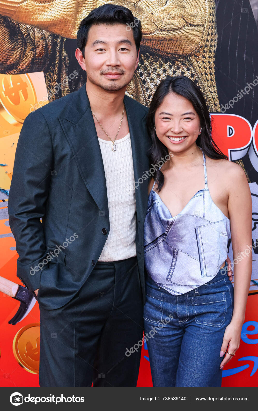 Simu Liu Girlfriend Allison Hsu Arrive Los Angeles Premiere Amazon ...