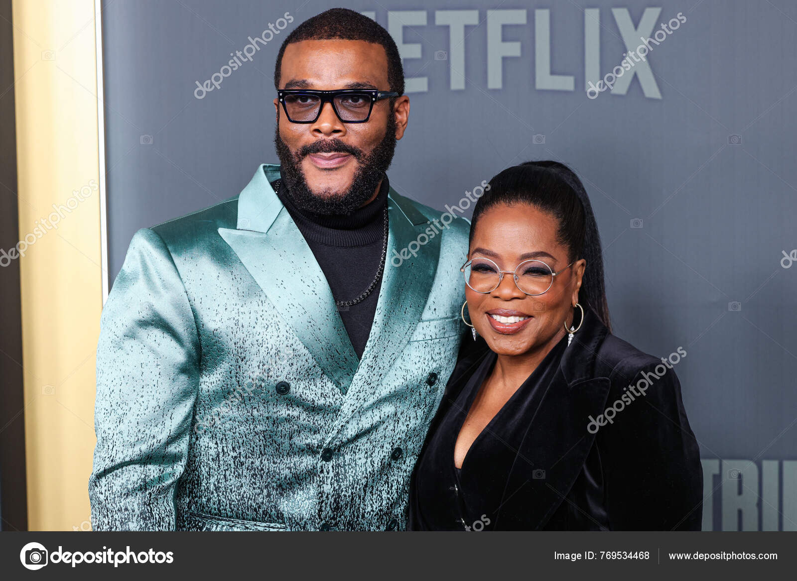 Tyler Perry Oprah Winfrey Arrive Los Angeles Premiere Netflix's 'The ...