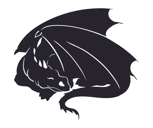 Toothless Dragon Silhouette