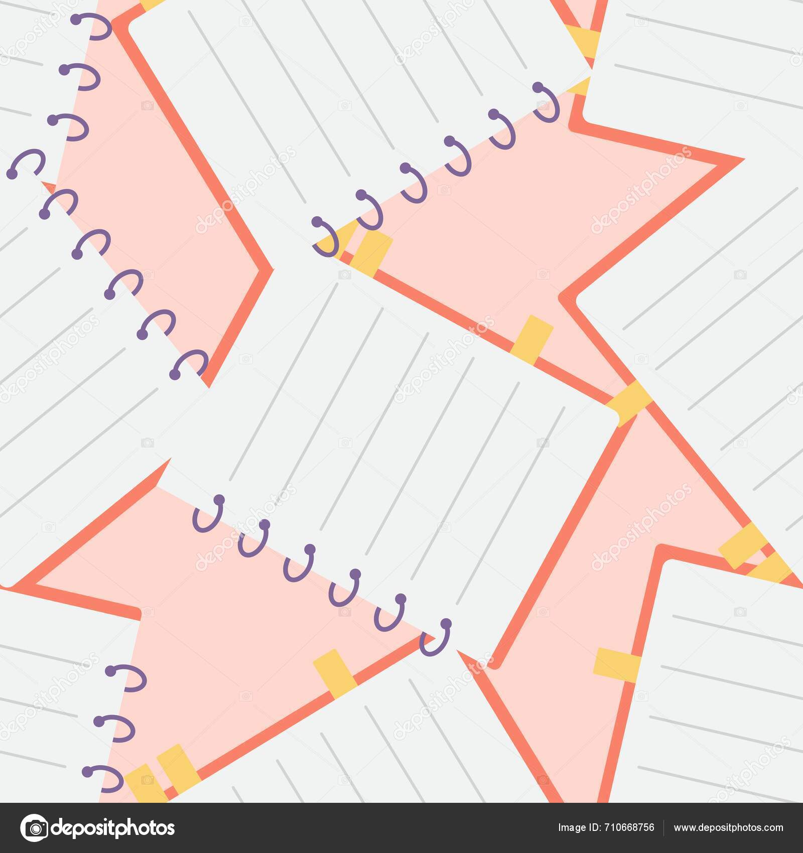 Notebook Seamless Pattern Suitable Backgrounds Wallpapers Fabrics ...