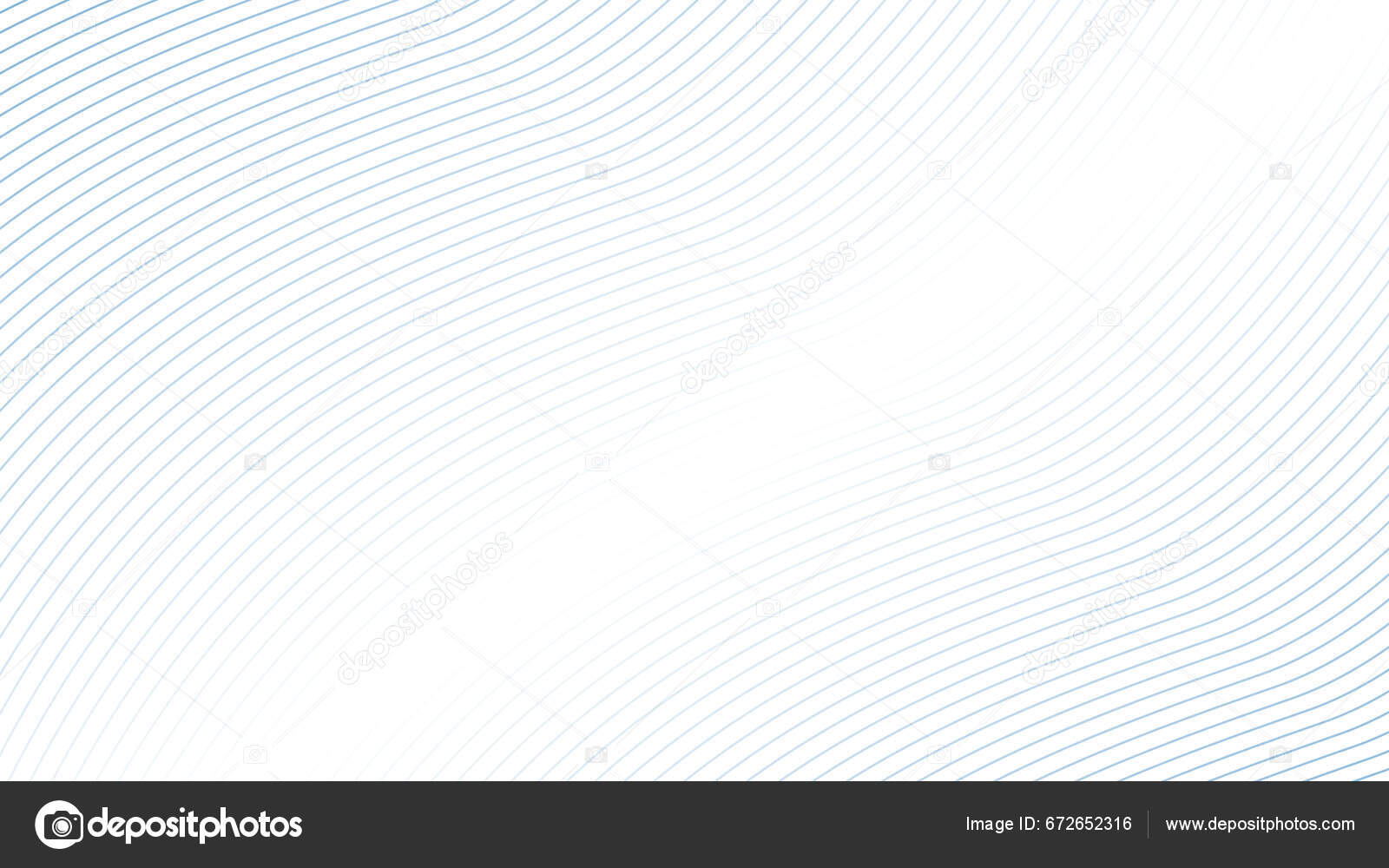 Abstract Wave Blue Lines Pattern White Vector Background Space Your ...