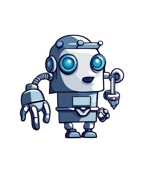 Set Cute Robot Chatbot Bot Characters Cartoon Future Mascots Digital ...