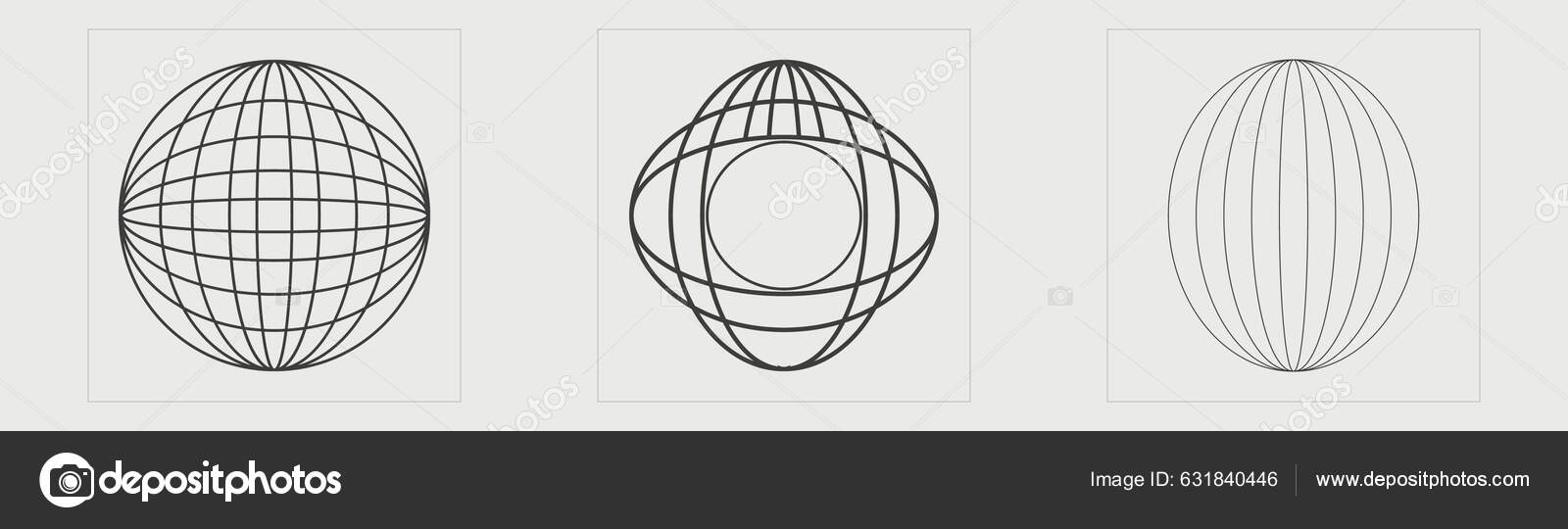 Retro Futuristic Elements Design Large Set Retro Objects Design Modern ...