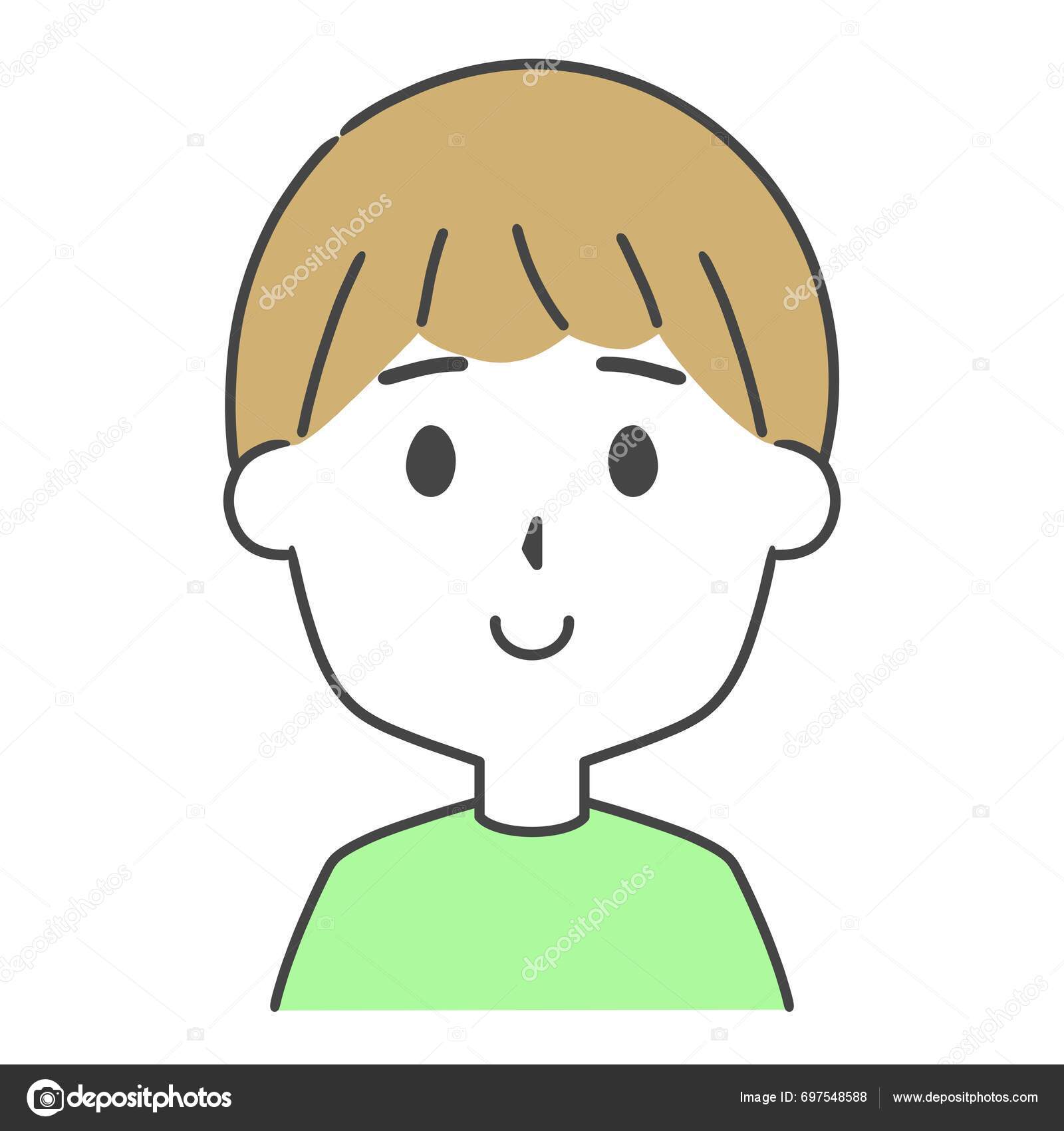 Una Ilustración Hombre Sencillo — Foto de stock #697548588 © yamasago