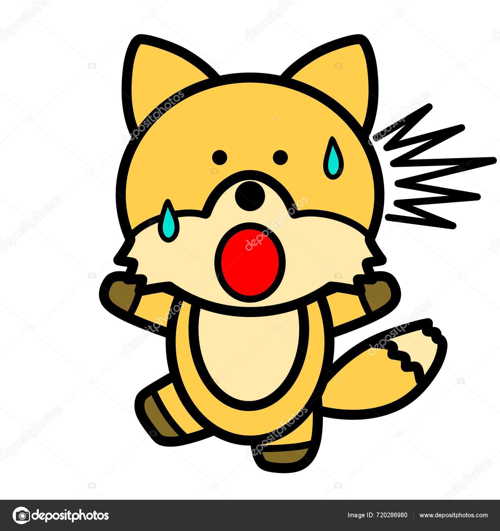 Illustration Surprised Fox — Stock Photo © yamasago #720286980