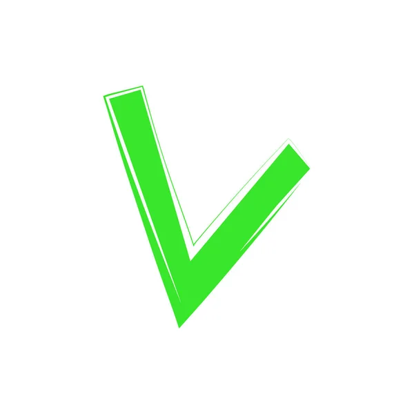 Check Mark Check Mark Black Vector Icons Isolated White Background ...