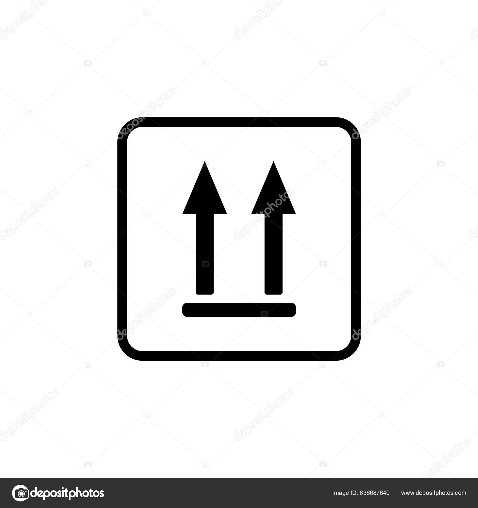 Fragile Mark Label Box Sign Shipping Mark Package Marking Stamp Stock ...