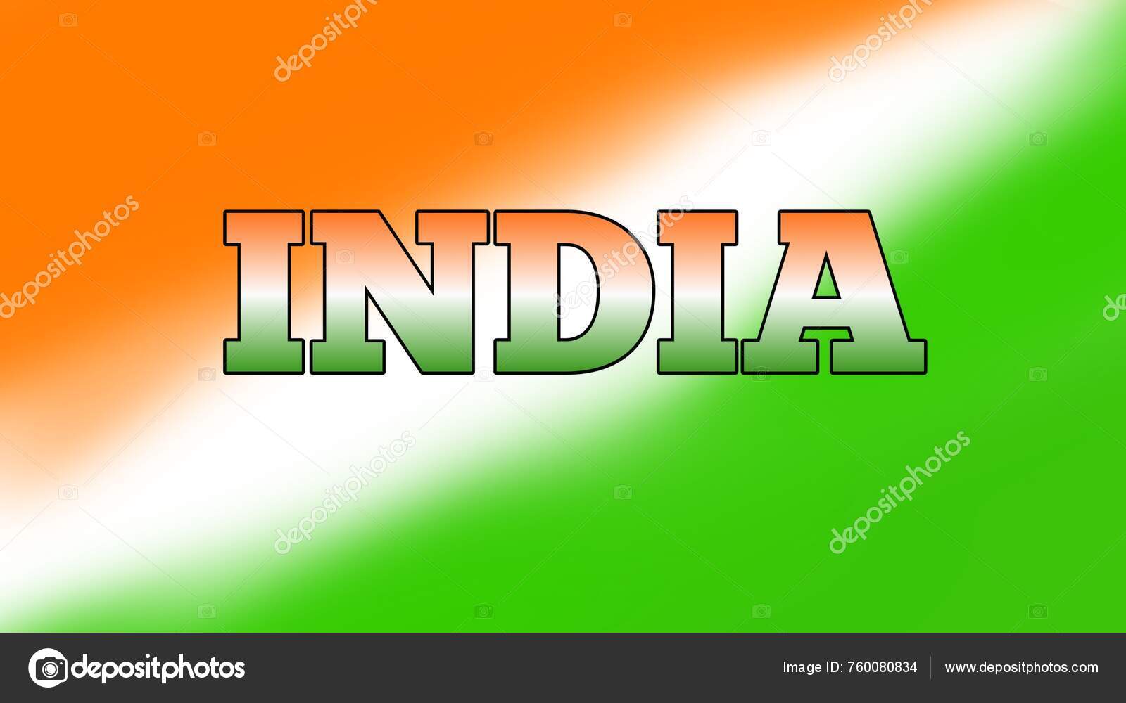 Picture India Text — Stock Photo © Anupk #760080834