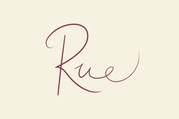 Female Name Anna Handwritten Lettering Calligraphy Girl Name Vector ...