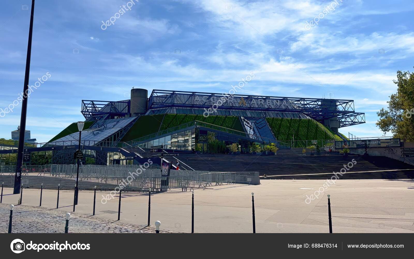 Bercy Arena Also Called Accor Arena Paris Bercy Paris France – Stock ...