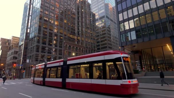 Transporte Público Toronto Tranvía Tranvía Toronto Canadá Abril 2024 ...