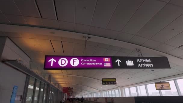 Directions Signs Toronto Pearson International Airport Toronto Canada ...