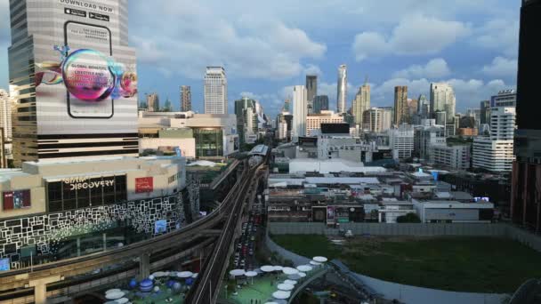 Bangkok City District Siam Thailand 2022 Panorama Overview Drone Uhd ...