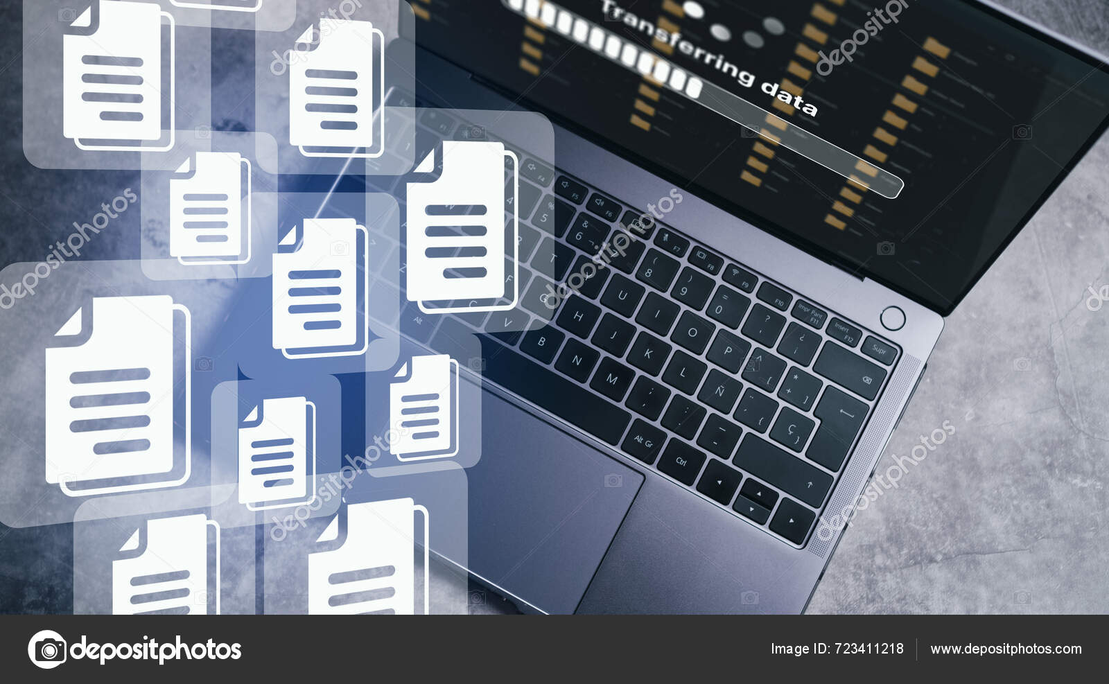 Document Management System Dms Digital File Storage Database Technology ...