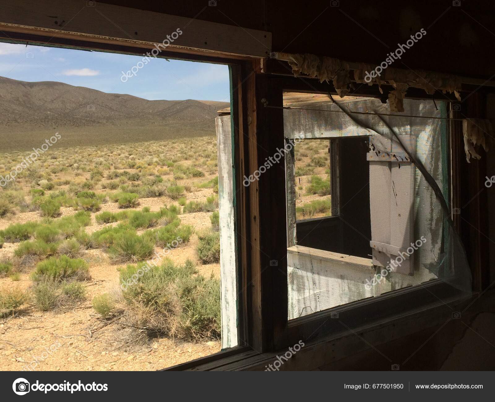 Abandoned Mining Shack Desert Death Valley California Aguereberry Camp ...